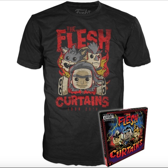 Funko | Shirts | Rick And Morty Flesh Curtains Tshirt | Poshmark